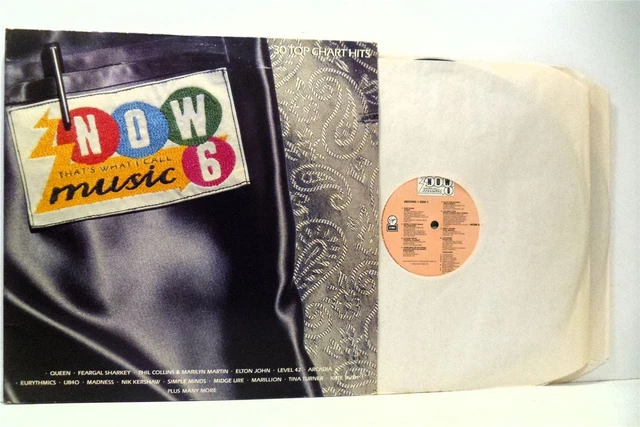 NOW THAT'S WHAT I CALL MUSIC VOLUME 6 various artists 2X LP EX/VG+, NOW ...