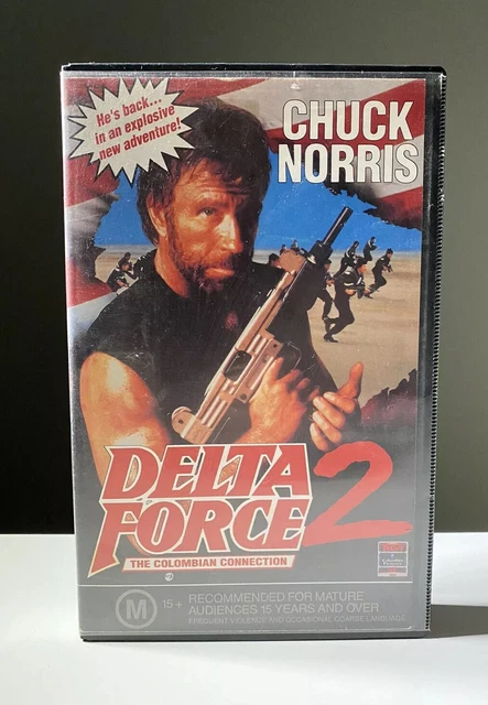 DELTA FORCE 2 - Columbia Connection [VHS] RCA Hoyts Video 1990 Chuck ...