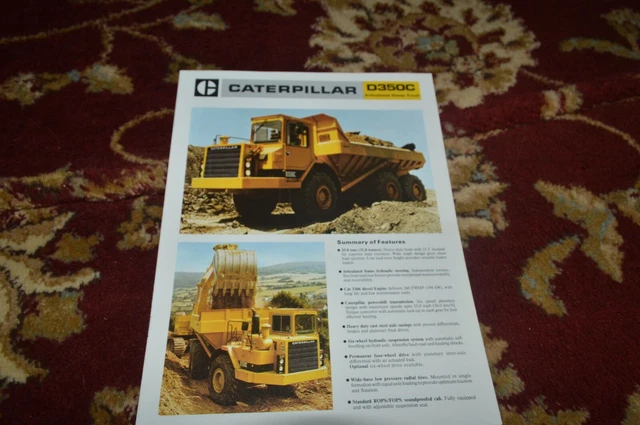 CATERPILLAR CAT D550 Articulated Dump Truck Brochure FCCA EUR 24,78 ...