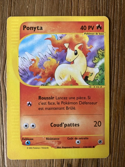 CARTE POKÉMON PONYTA 126/165 Expédition Trainer set Wizards FR EUR 5,00 - PicClick FR