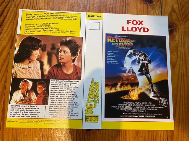 JAQUETTE VHS RETOUR Vers Le Futur EUR 1,00 - PicClick FR
