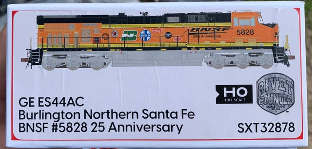 BNSF 25E ANNIVERSAIRE Es44Ac Escale Ho Compteur Rivet Neuf Scellé Comme ...