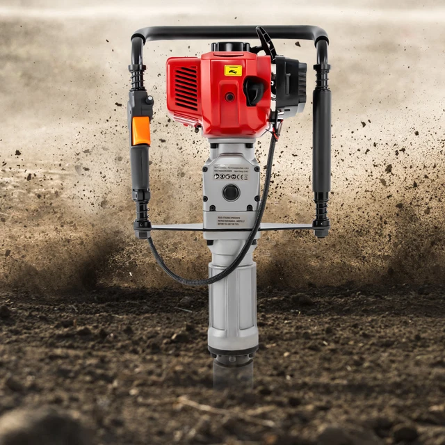 2 TAKT BENZIN Motor Pfahlramme Pfostenramme Pfostentreiber Ramme ...