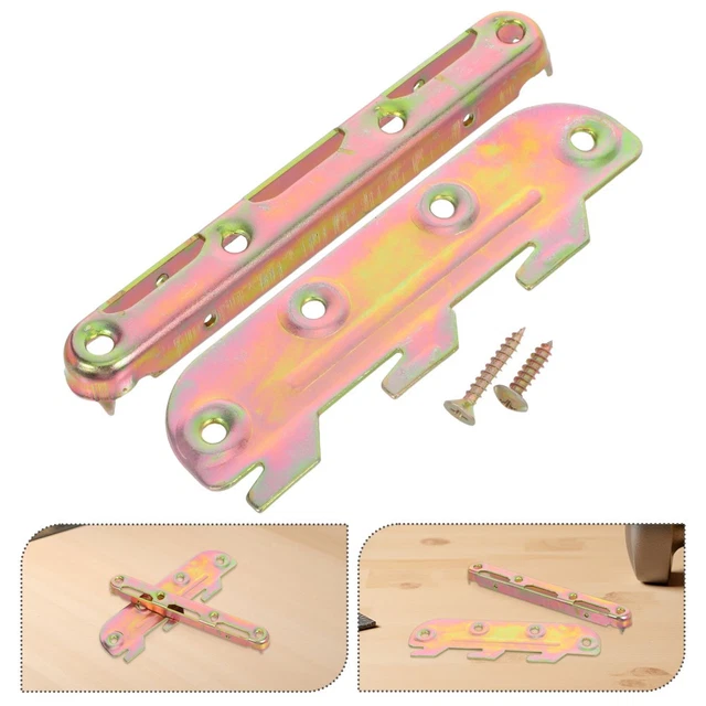 1 SET BED Rail Fasteners: Bed Rail Brackets Heavy Duty Frame Connectors ...