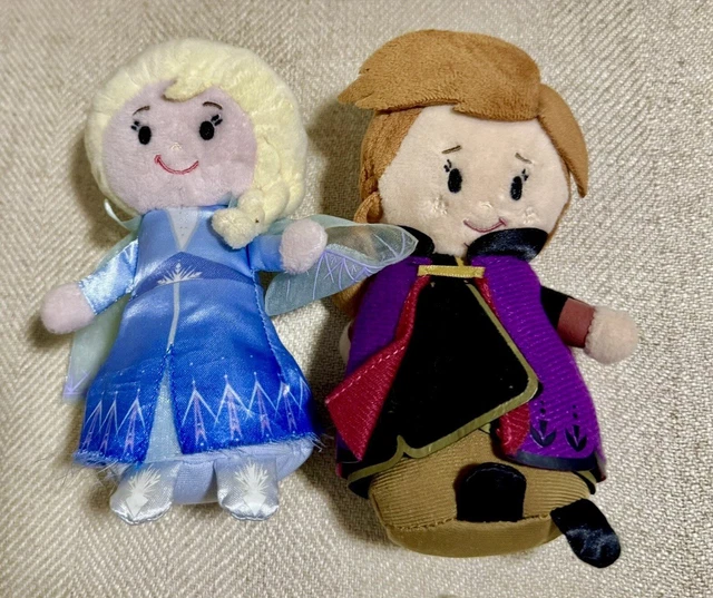 HALLMARK ITTY BITTYS Frozen Set 6 Elsa Olaf Anna Sven Kristoff Plush ...
