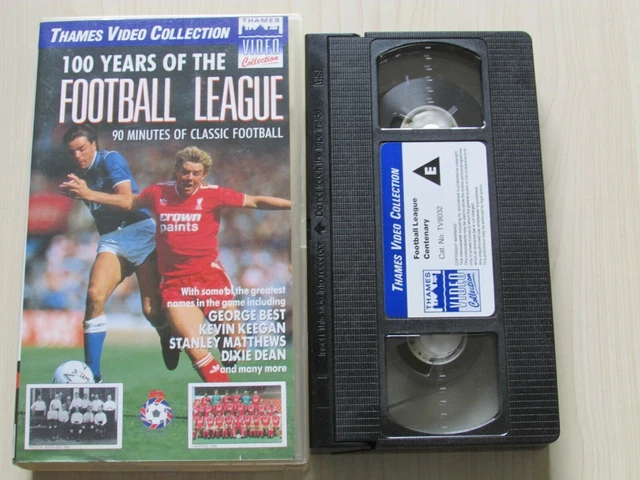 100 YEARS OF The Football League 1988 Vhs Video - George Best, Kevin ...