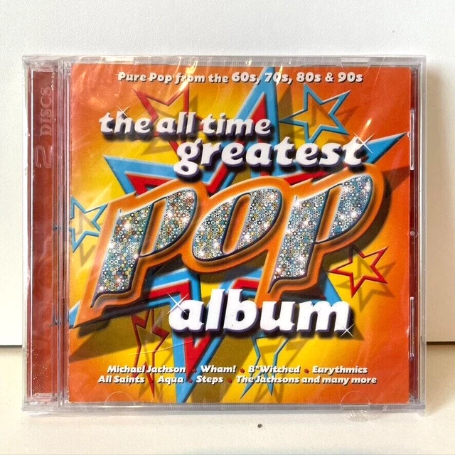 THE ALL TIME Greatest Pop Album 2 CD Music Album 40 Hit Tracks from 60s ...