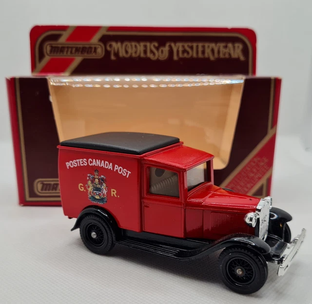 MATCHBOX MODELS OF Yesteryear Y-22 1930 Model A Ford Van Canada Post £6 ...