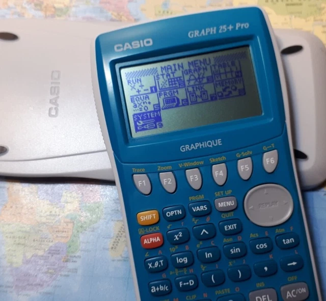 CALCULATRICE GRAPHIQUE CASIO GRAPH 25+ Pro Testé et Fonctionnel TBE ...