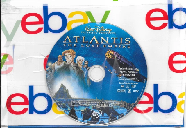 DISNEY,S ATLANTIS THE Lost Empire-Dvd Anime-Free Shipping In Canada £4. ...