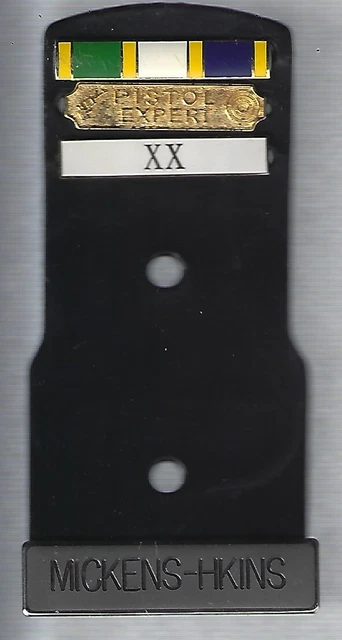 TV/MOVIE PROP LEATHER Police Badge Backer w/3 Citation Bars & Mickens ...