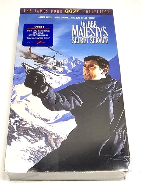 ON HER MAJESTY'S Secret Service VHS 1995 Brand New Sealed Watermarked £ ...