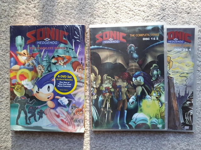 SONIC THE HEDGEHOG SatAM - The Complete Series (DVD, 2007, 4-Disc Set ...