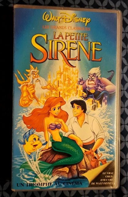 LA PETITE SIRENE THE LITTLE MERMAID - VHS Black Diamond - BANNED French ...