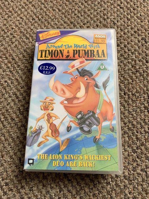 DISNEY AROUND THE World With Timon & Pumbaa VHS tape New And Sealed EUR ...