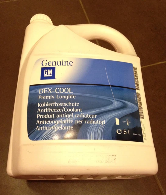 ORIGINAL GM OPEL Frostschutz Kühlerfrostschutz DEX-COOL Premix Longlife ...