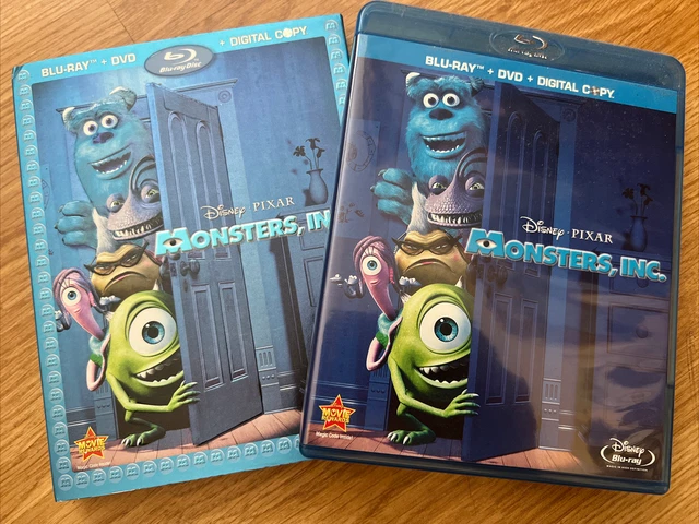 Disney Pixar Monsters Inc Blu Ray Dvd 4 Disc Set Jumbo Steelbook Lesen Eur 5068