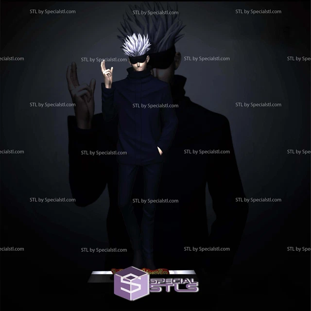GOJO SATORU FROM JUJUTSU KAISEN ACTION FIGURE Kit resina 3D 1:6 ...