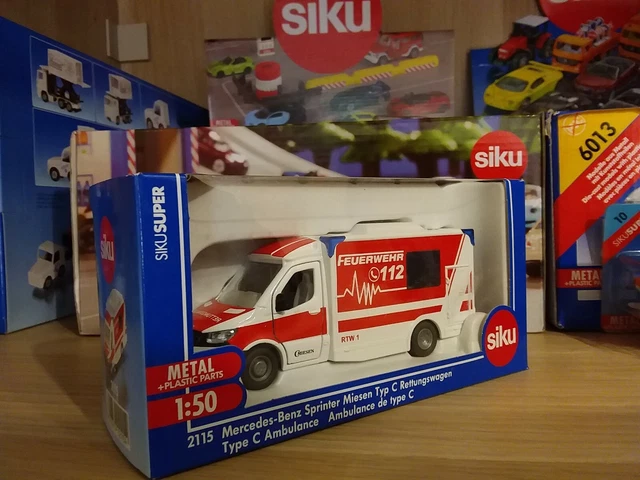 SIKU NEUHEIT 2021 Mercedes Benz Sprinter Rettungswagen RTW Art Nr 2115 ...