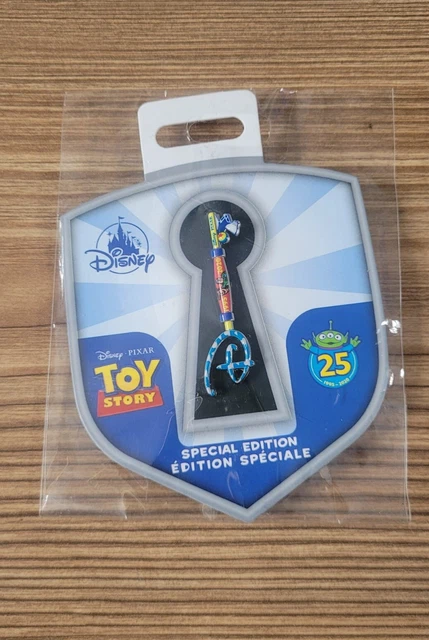 DISNEY PIXAR TOY Story 25th Anniversary Collectible Key Pin. New in ... DISNEY PIXAR TOY Story 25th Anniversary Collectible Key Pin. New in ...