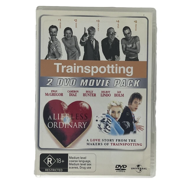 TRAINSPOTTING / A Life Less Ordinary DVD 2 Movie Pack Region 4 ...