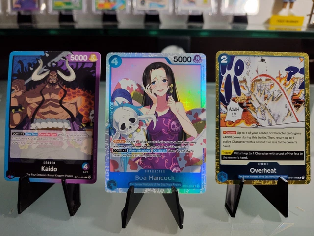 ONE PIECE TCG Boa Hancock OP01-078 SR ROMANCE DAWN English Mint + Bonus ...