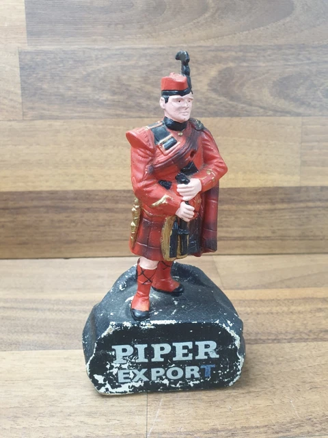 PIPER EXPORT BAR Advertising Figure - Scottish Piper - Vintage Original ...
