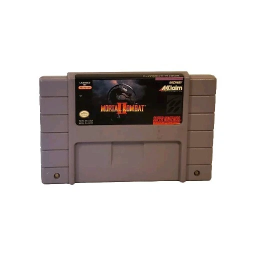 MORTAL KOMBAT II 2 (Super Nintendo 1994) SNES Cartridge Only $34.99 - PicClick CA