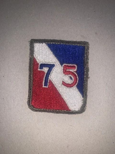 WW2 US ARMY 75th Infantry Division Patch (C) £7.99 - PicClick UK