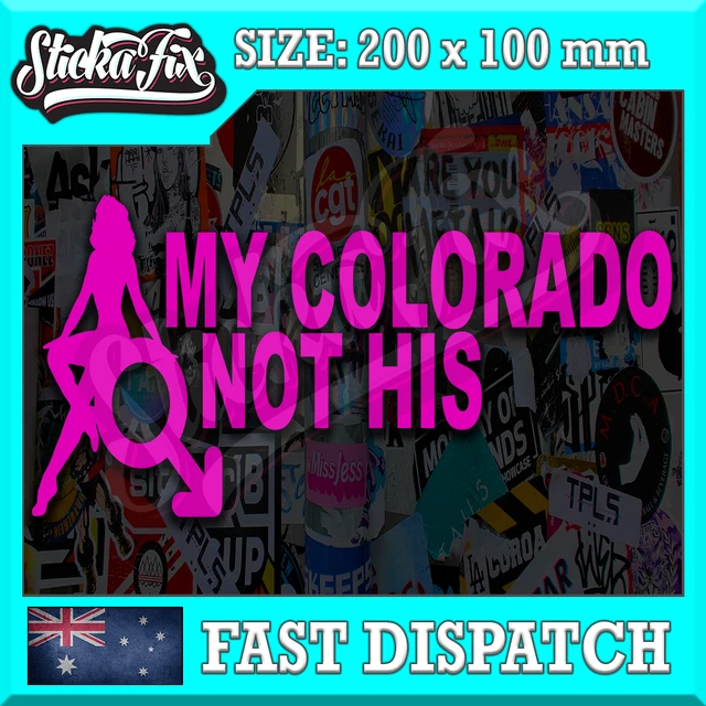 COLORADO 4X4 CAR vinyl STICKER funny DECAL 4WD Ute JDM Truck Van EUR 5 ...