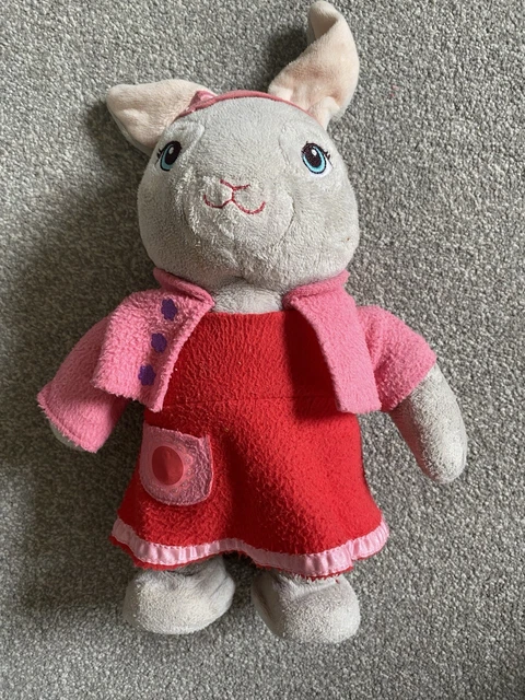 PETER RABBIT CBEEBIES Talking and Hopping Lily Bobtail Plush Soft Toy ...