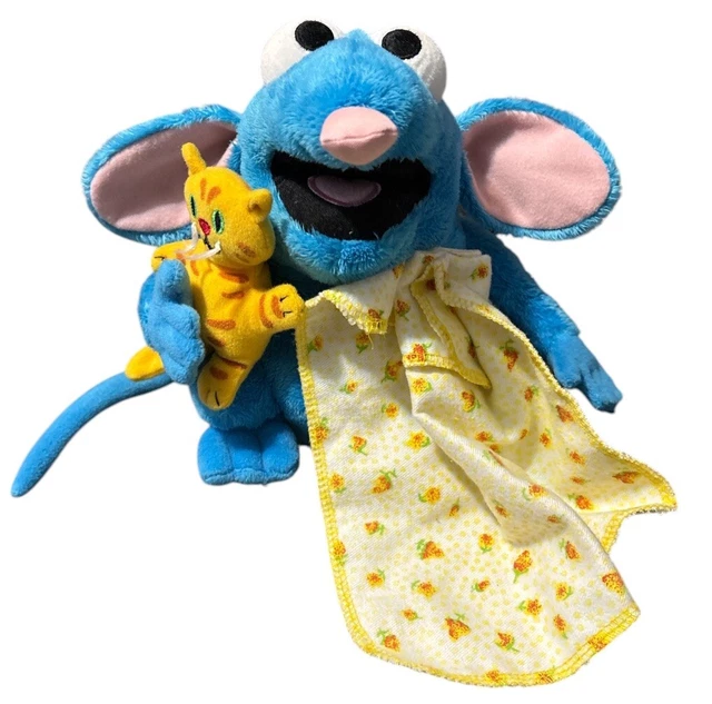 TUTTER - BEAR In The Big Blue House Plush Toy Cat & Blanket Disney ...