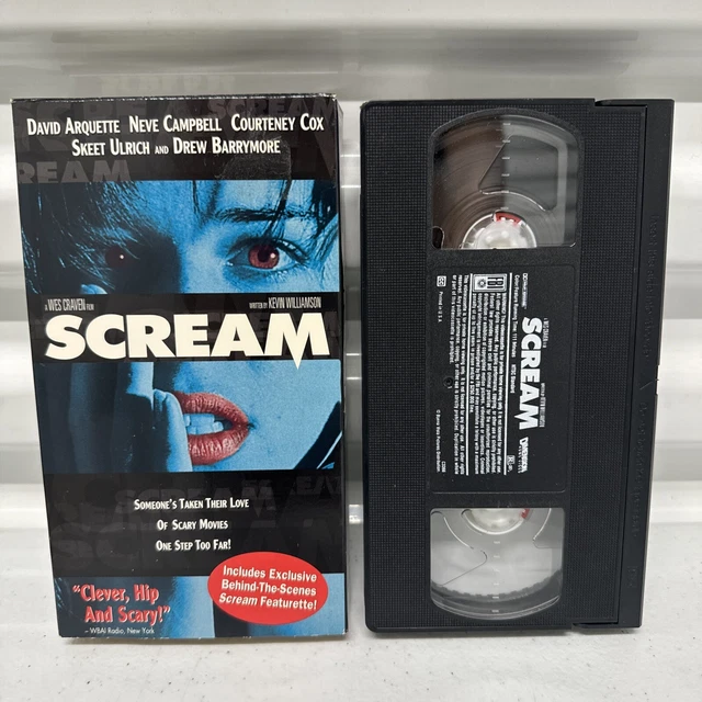 RARE SCREAM (VHS, 1997) OOP Cover Variant Neve Campbell Cult Horror ...