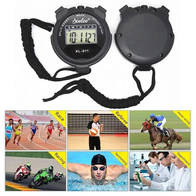 1PCS PLASTIC MULTIFUNCTIONAL Stopwatch Electronic Counter Outdoor Timer ...