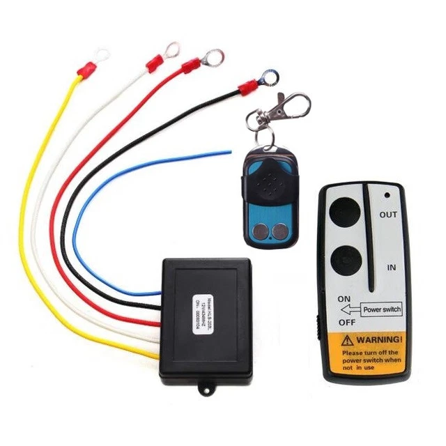 RECOVERY WIRELESS WINCH Remote Control Twin Handset Atv Truck 12V £12. ...