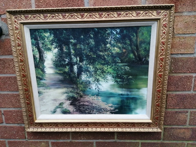 DOROTHEA BUXTON HYDE 'River Frome' Original Oil Painting On Canvas £95. ...