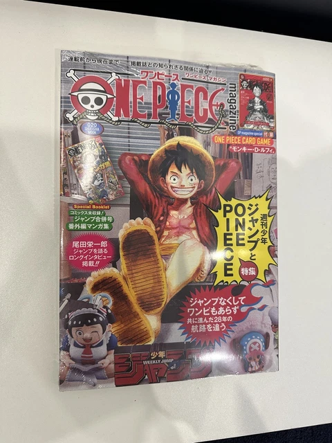 ONE PIECE MAGAZINE Vol.20 Promo Monkey D Luffy SR ST21-014 Card & Book ...