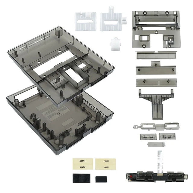 RETRO GAMING CONSOLES Replacement Shell for SNES SFC US Version ...