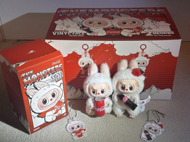 THE MONSTERS LABUBU Popmart Genuine 100% Coca Cola with QR code £28.00 ...