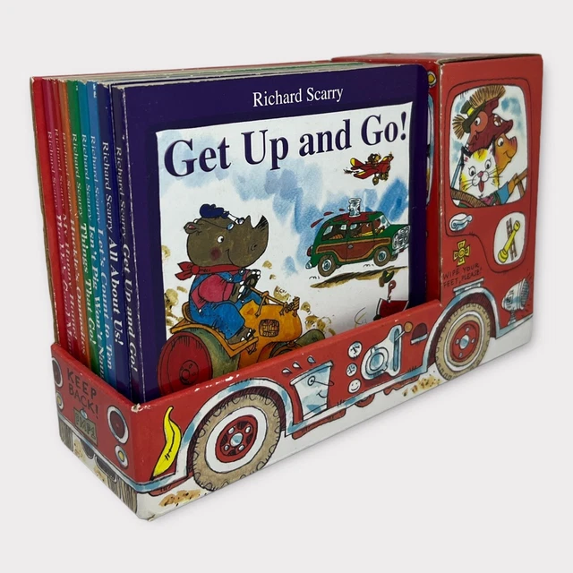 RICHARD SCARRY'S FIRE Engine 8 Book Box Set - Five Mile Press 2010 ...