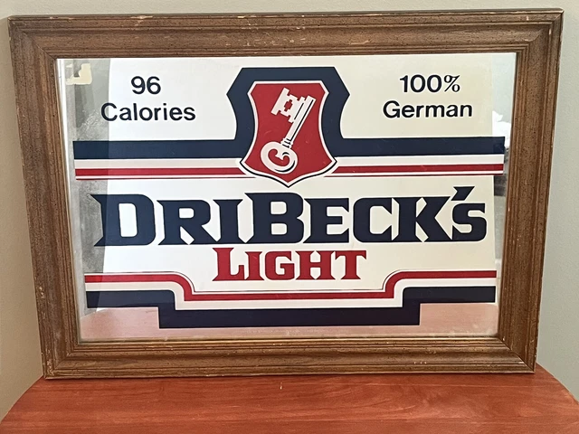 VINTAGE DRIBECK’S LIGHT Beer/Bar Sign 20” X 14 1/2” $36.73 - PicClick