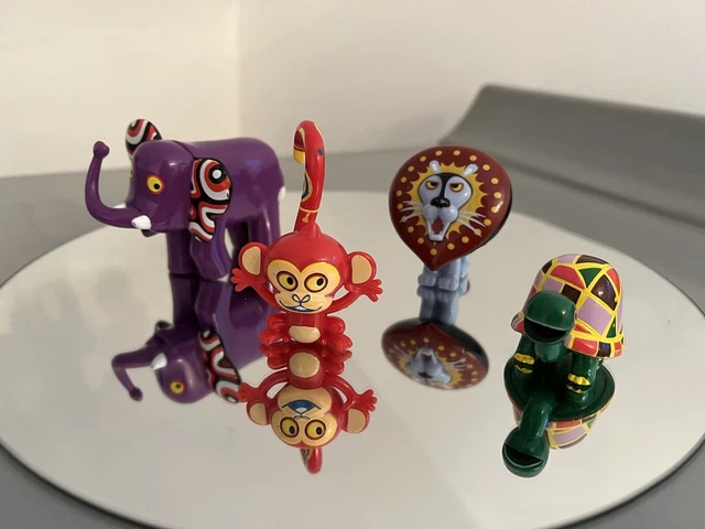 RARE TINGA TALES 4 FIGURES SET Cbeebies Monkey Tortoise Lion Elephant ...