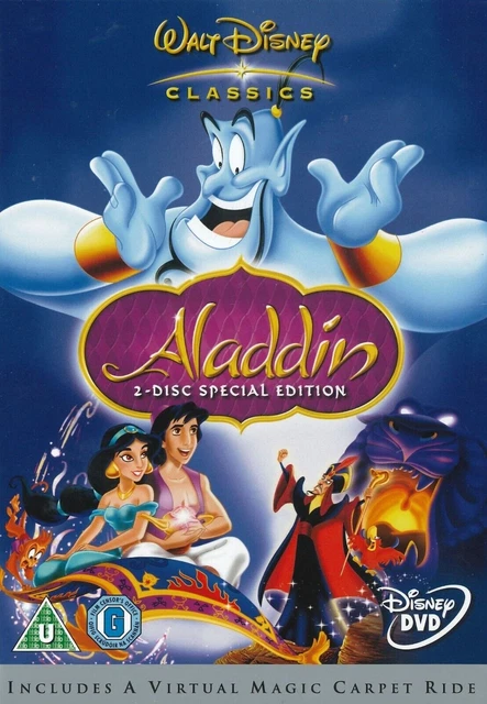 ALADDIN (1994) 2-DISC Special Edition DVD, Walt Disney Classics [Region ...
