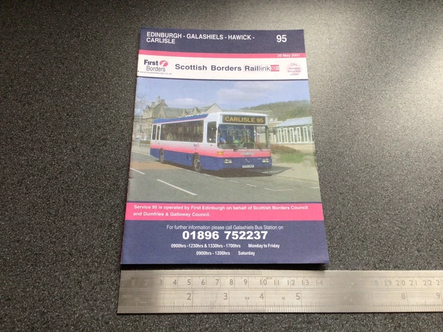 FIRST BUS BORDERS Edinburgh Scottish Bus Group Route 95 Timetable May ...