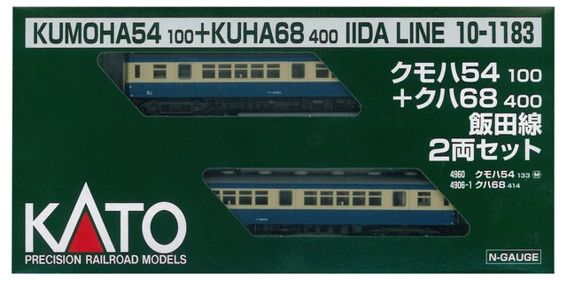KATO N GAUGE Kumoha54100+Kuha68400 Iida Line 2-car set 10-1183 Railway ...