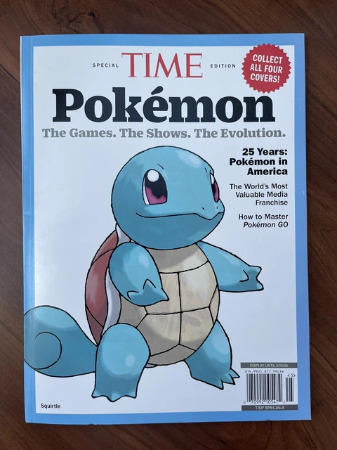 POKÉMON TIME MAGAZINE Special Edition 2024 25 Years in America ...