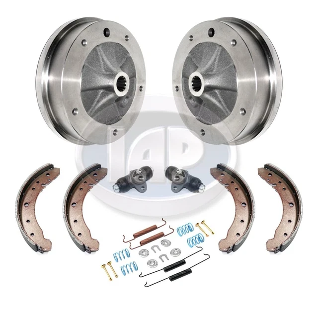 1964-1967 VW Brake Drum Replacement Front Brake Drum Set (2-Piece) For ...