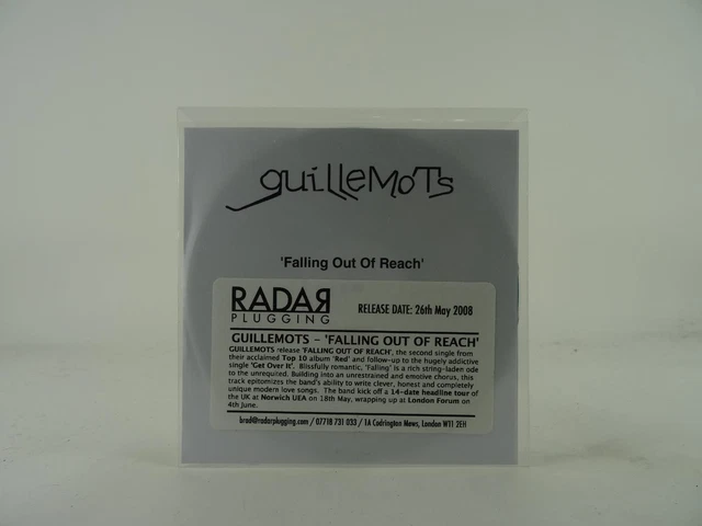 GUILLEMOTS FALLING OUT OF REACH (B94) 1 Track Promo CD Single along ...