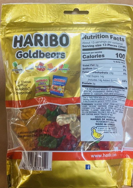 HARIBO GUMMY BEARS Fruit Chewy Candy Gummi ~ Goldbears ~ 14 oz ... HARIBO GUMMY BEARS Fruit Chewy Candy Gummi ~ Goldbears ~ 14 oz ...