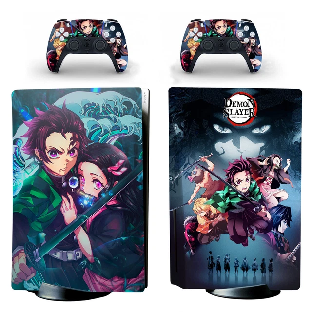 AUTOCOLLANT EN PEAU Demon Slayer Tanjirou Nezuko PS5 disque standard ...
